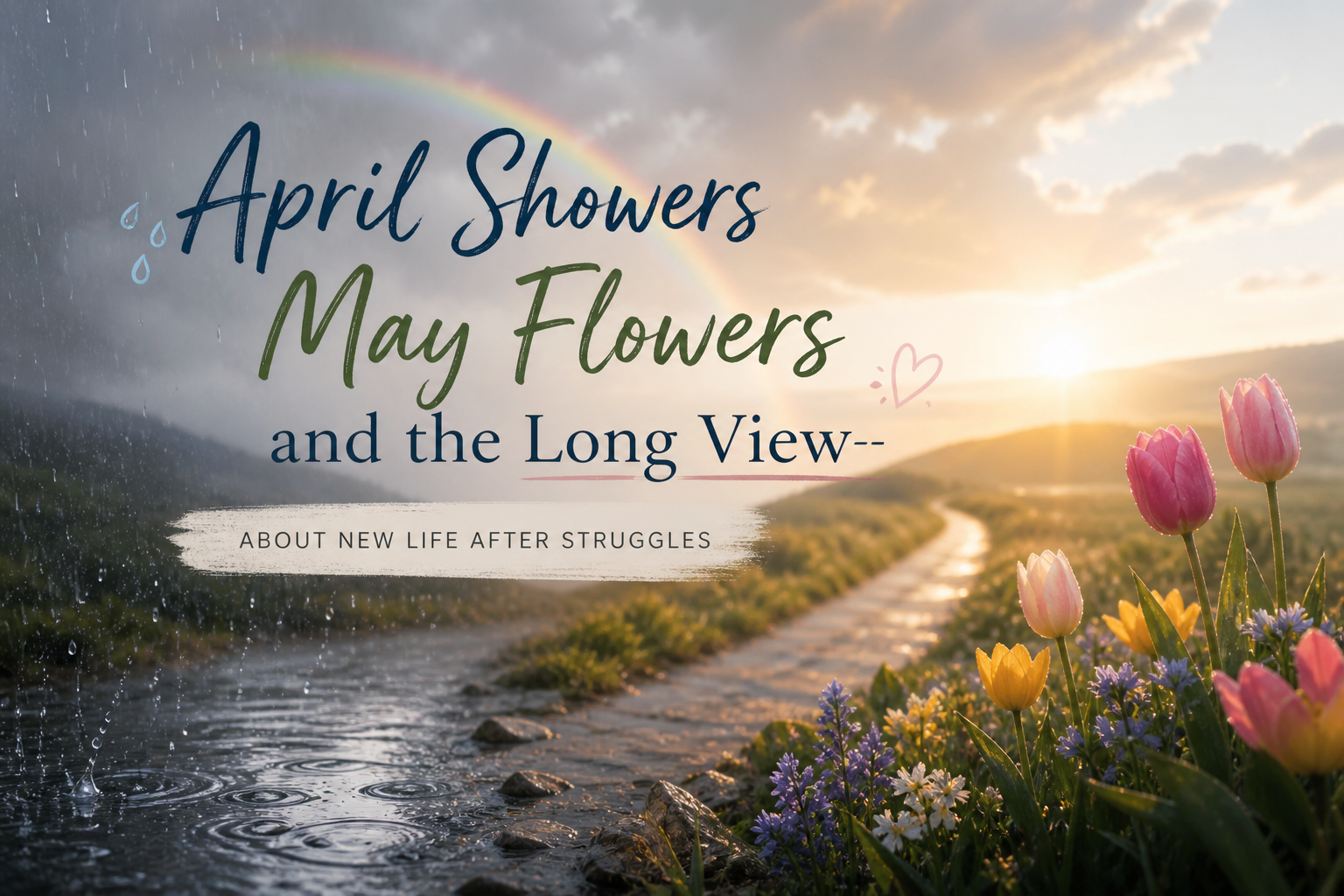 APRIL SHOWERS, MAY FLOWERS, AND THE LONG VIEW | Cherry Schwulst
